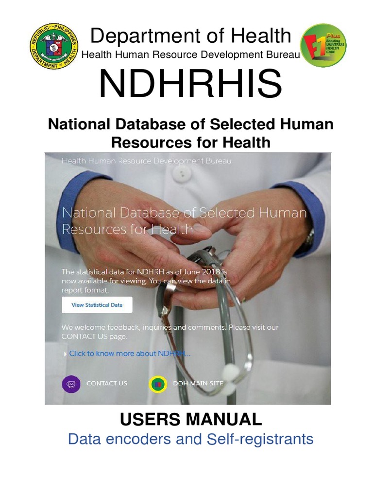 Ndhrhis: Department of Health | PDF | Login | Password
