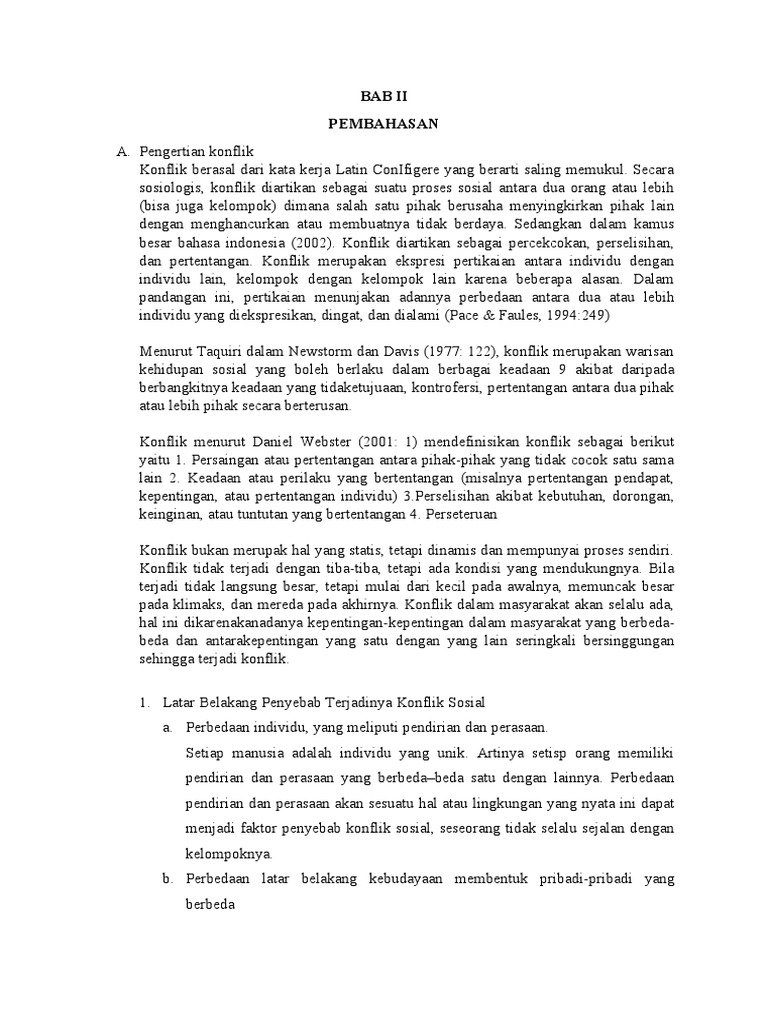 BAB II-kel 2 - Konflik | PDF