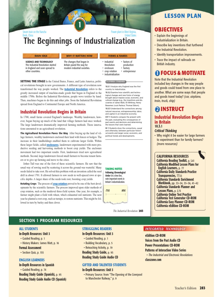 WH CH 9 | PDF | Industrial Revolution | Cotton