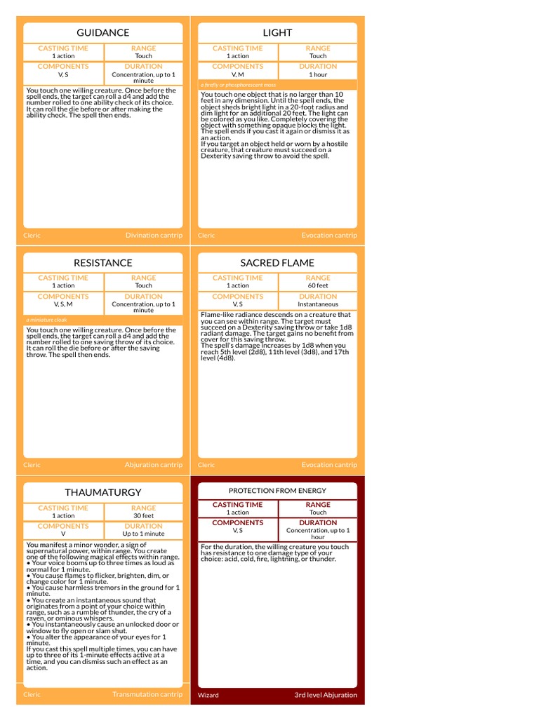 Spells | PDF | Supernatural