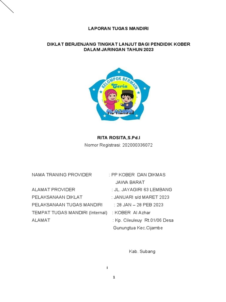 TM Dikjut Bu Rita | PDF