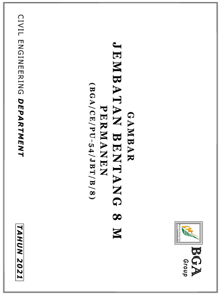 Jembatan 8M Tahun 2021 | PDF