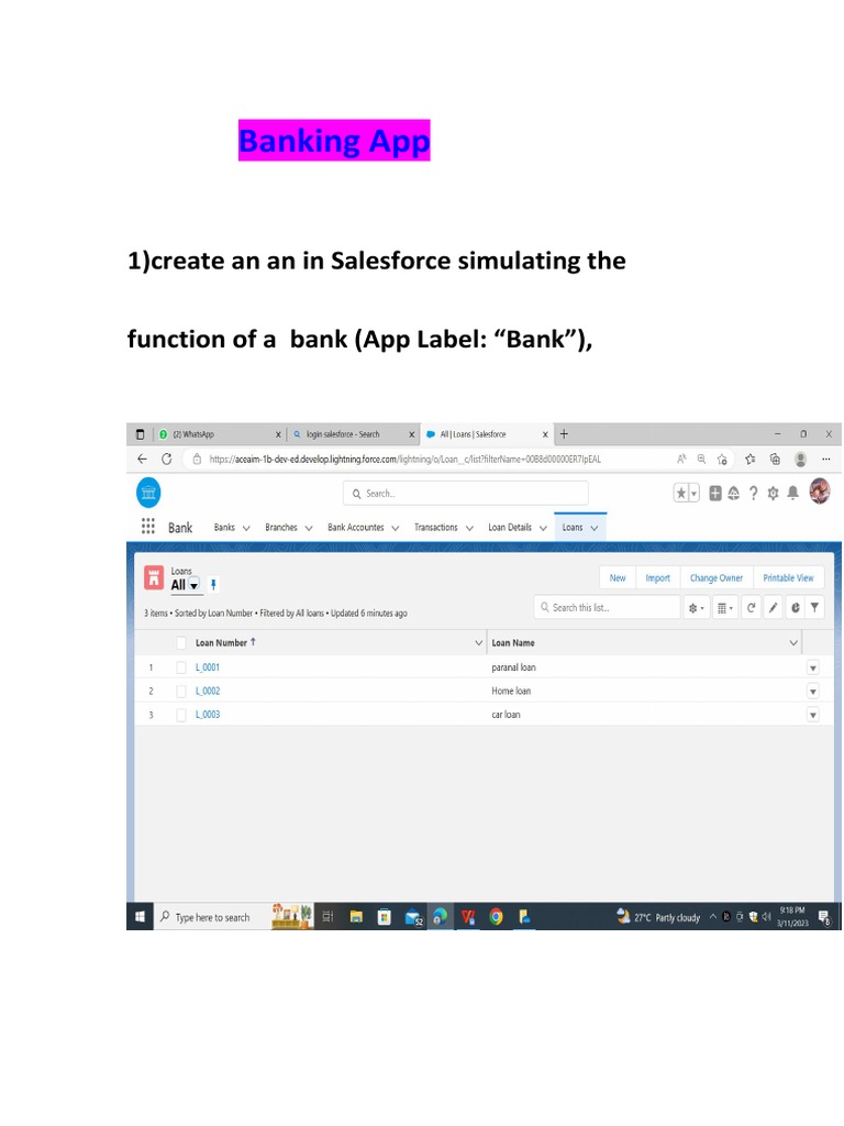 Admin Banking App | PDF
