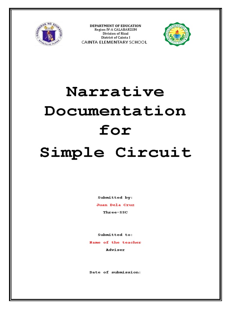Narrative Documentation Template | PDF