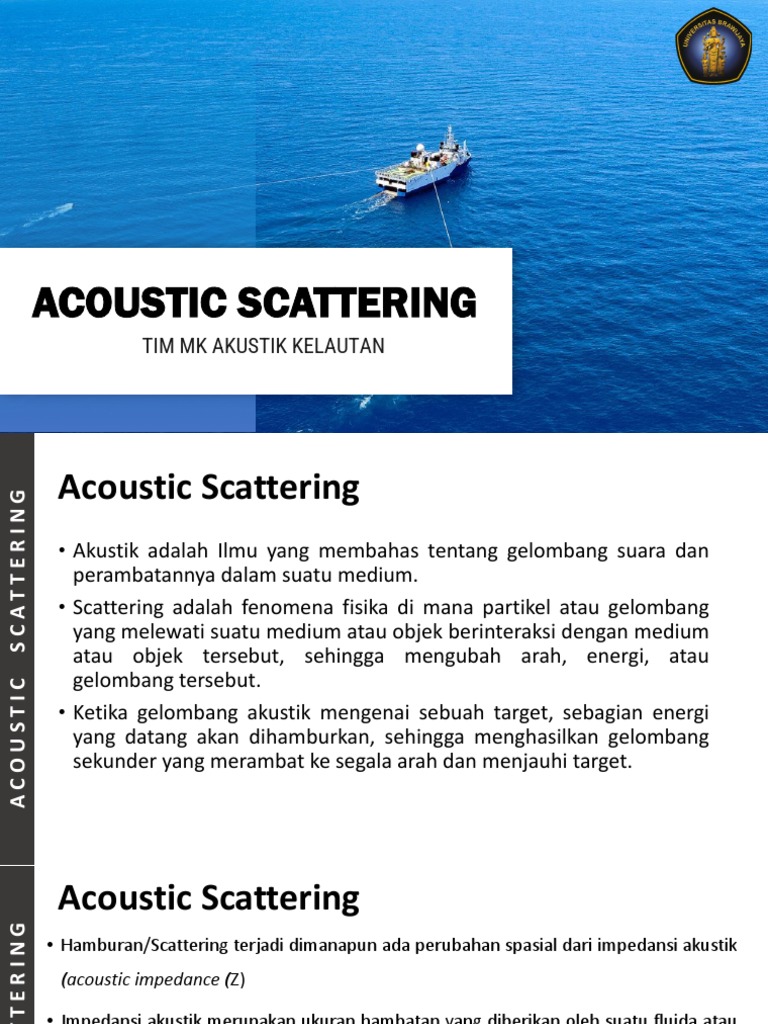 Fenomena Scattering dalam Akustik Kelautan | PDF