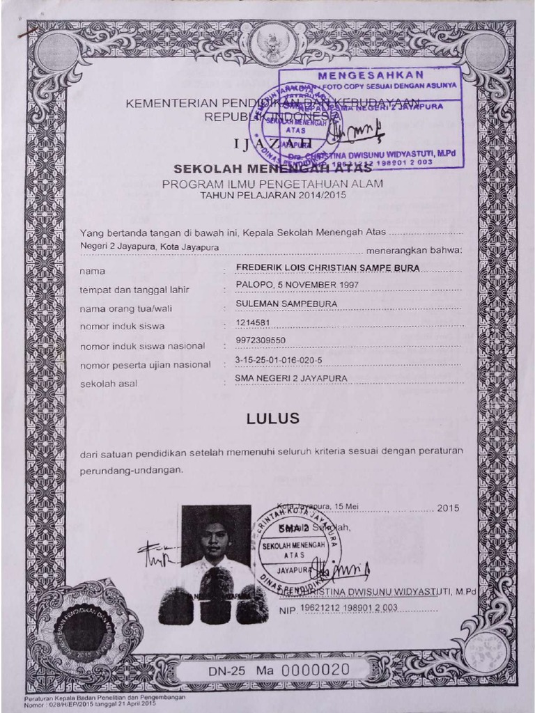 Scan Ijazah - Page-0001 | PDF