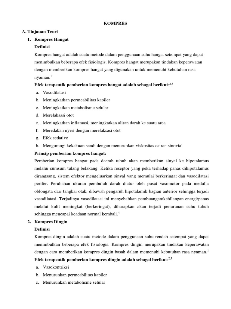 Sop Kompres | PDF