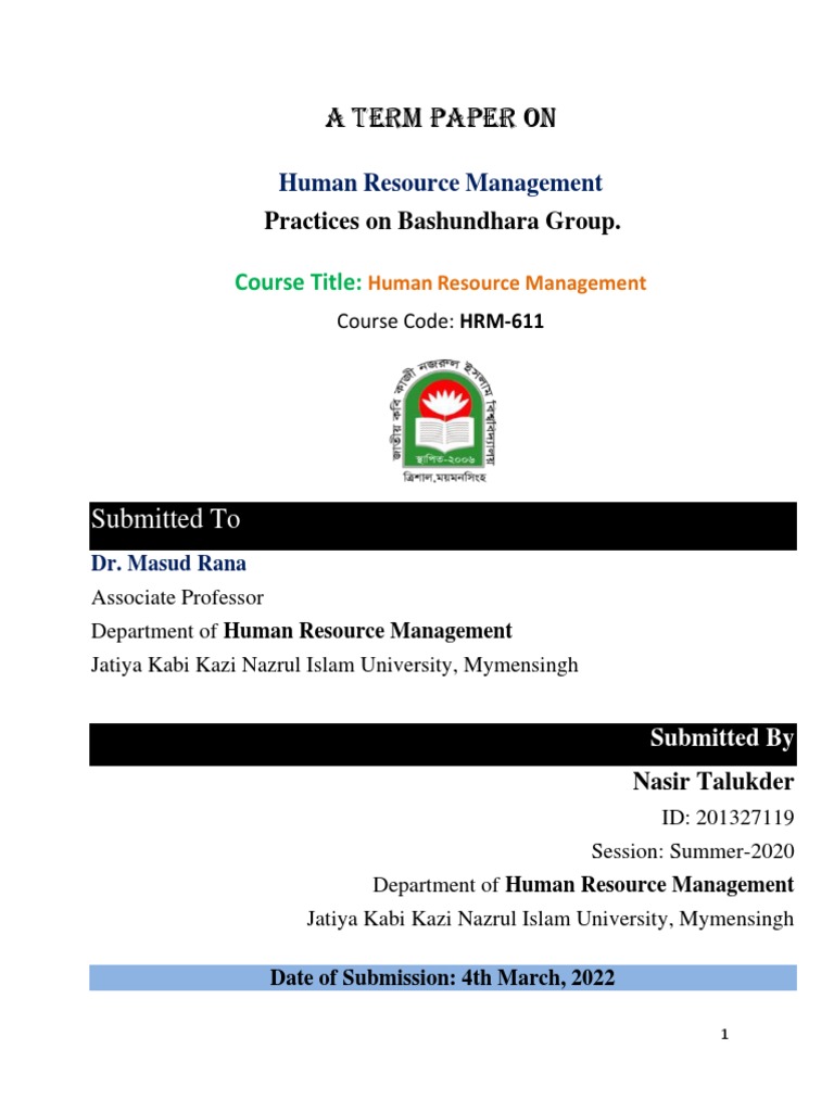 HRM Practices On Bashundhara Group | PDF | Cost Of Living | Recruitment