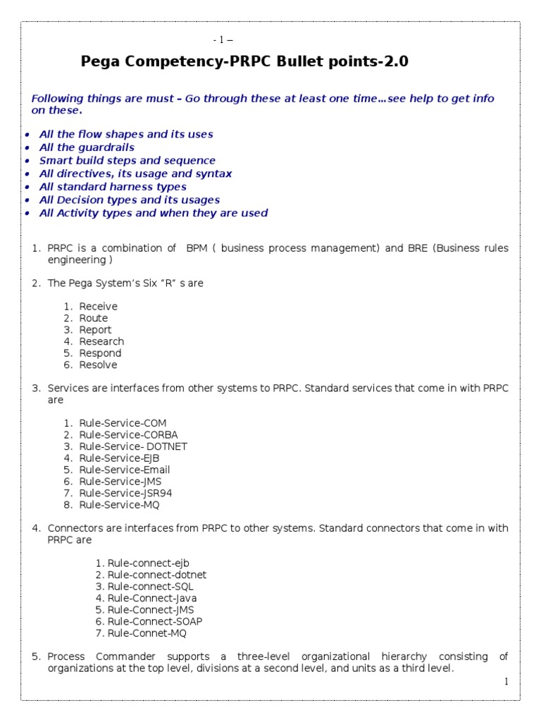An Overview of Pega PRPC Concepts and Organization Structure | PDF | Class (Computer Programming ...