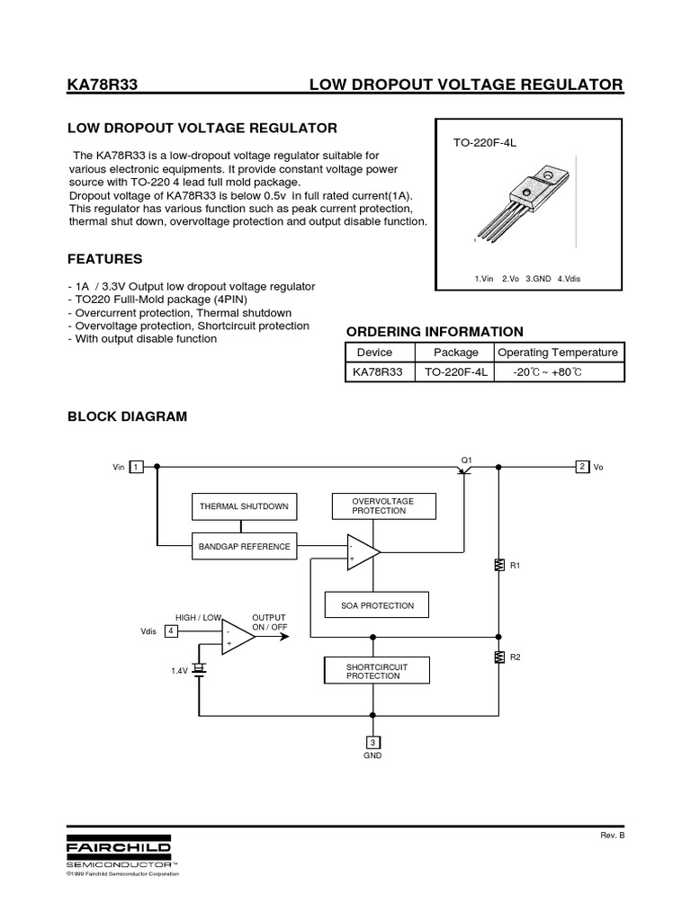 KA78R33 | PDF | Electric Power | Materials Science