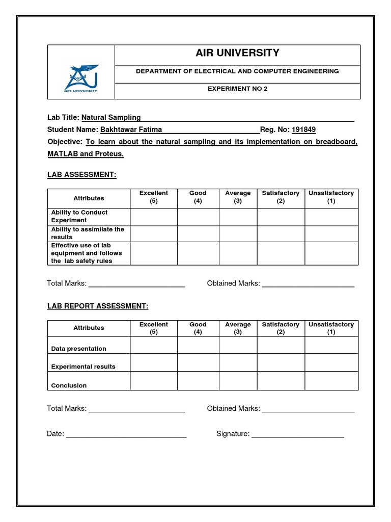 DC Lab 2 | PDF | Sampling (Signal Processing) | Amplifier