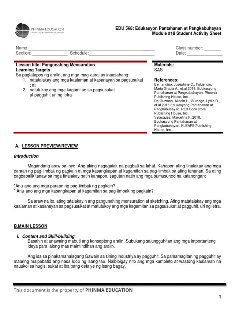 Sas 18 Edu 568 | PDF