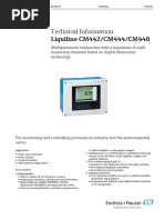 E+H CM42-Datasheet | PDF | Sensor | Calibration