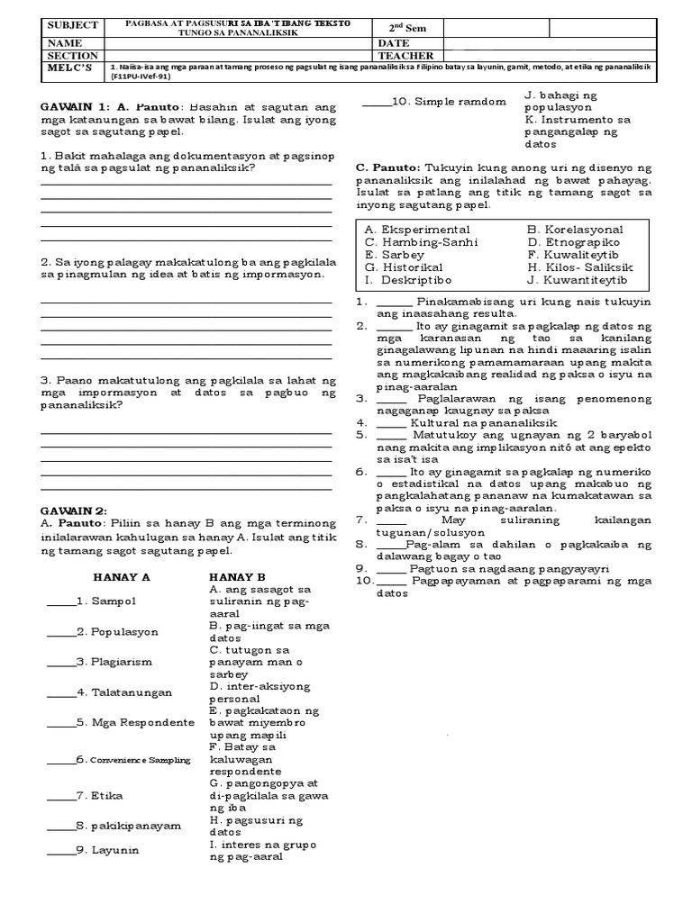 Modular Activity April 28 2023 | PDF