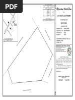 Approved Lot Survey Plan for Lot 1033-B | PDF | Surveying