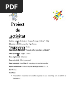 Proiect Familia Mea | PDF