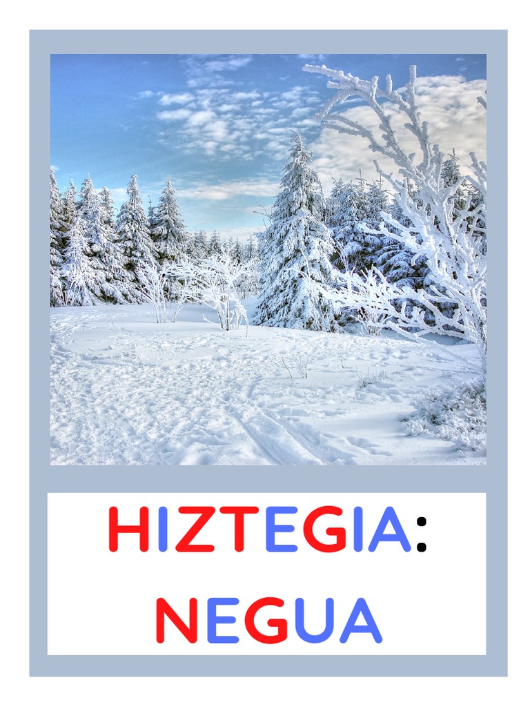 Negua HIZTEGIA | PDF