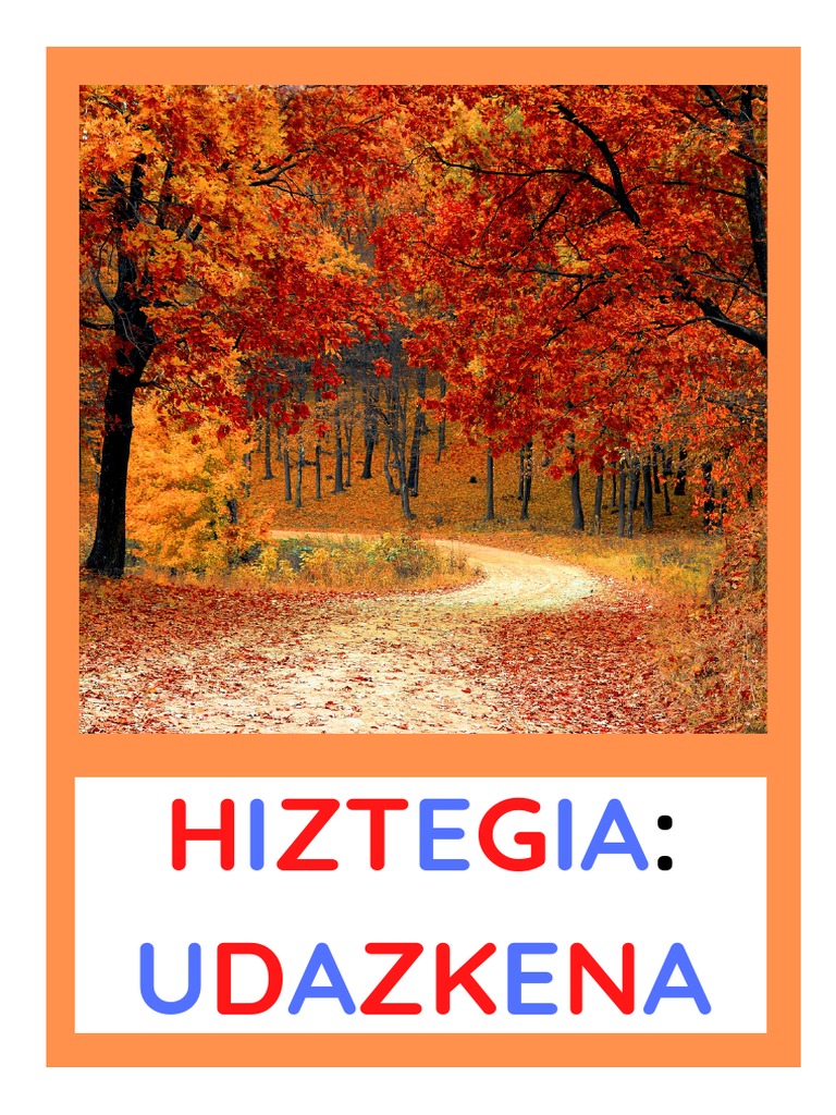 Udazkena HIZTEGIA | PDF