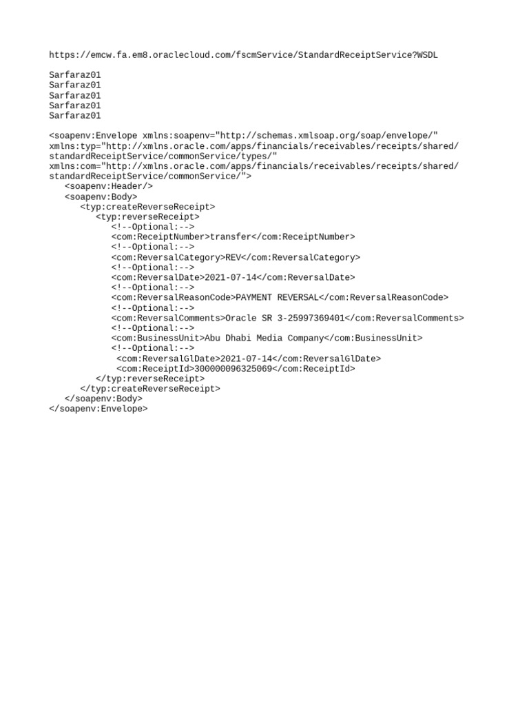 Receipt Reversal | PDF