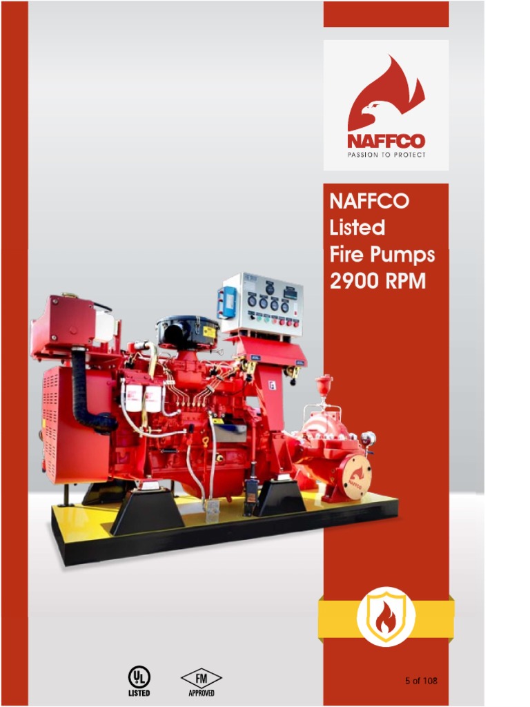 Naffco Listed Fire Pumps 2900 RPM: 1-1/2" BS 336 Male | PDF | Pump ...