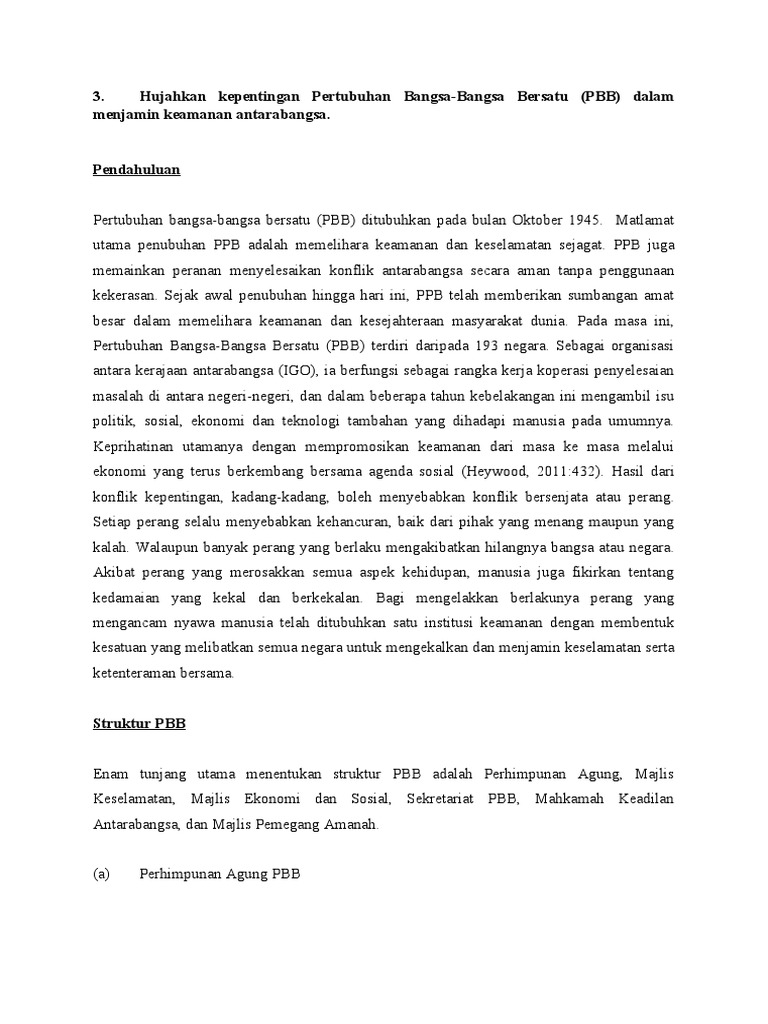 Jawapan Soalan 3 | PDF