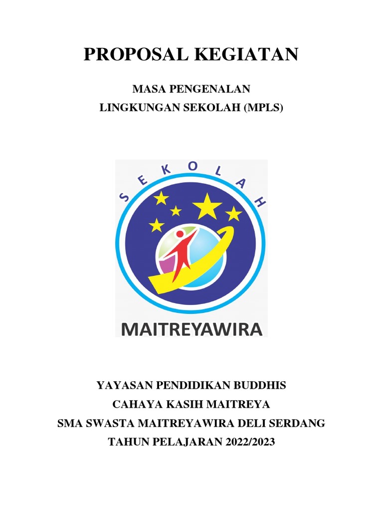 Proposal MPLS SMA Maitreyawira 2022 | PDF