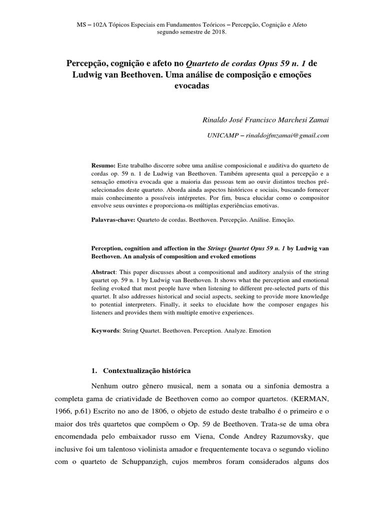 Artigo - Rinaldo Zamai - MS-102A | PDF | Som | Orelha