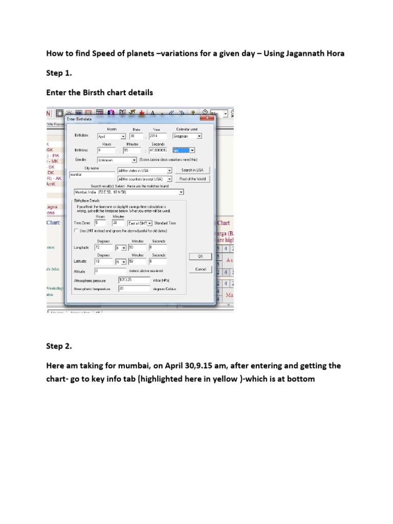 Planet Speed Analysis Guide | PDF