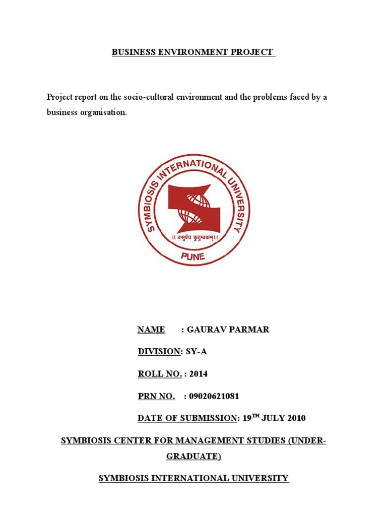 Business Environment Project | PDF | Employment | Foods