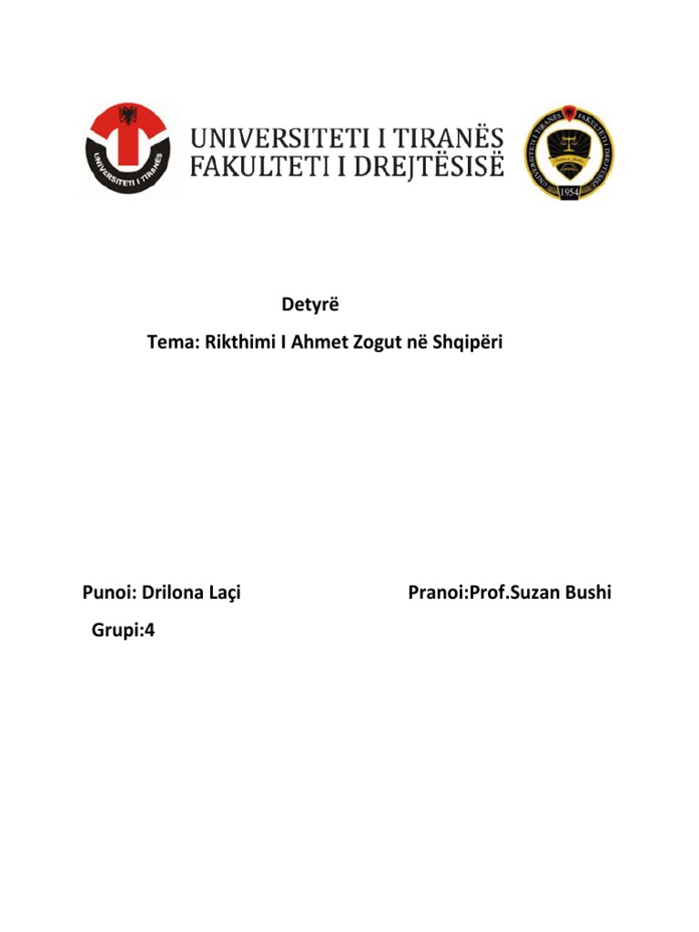 Detyre Vjetore | PDF