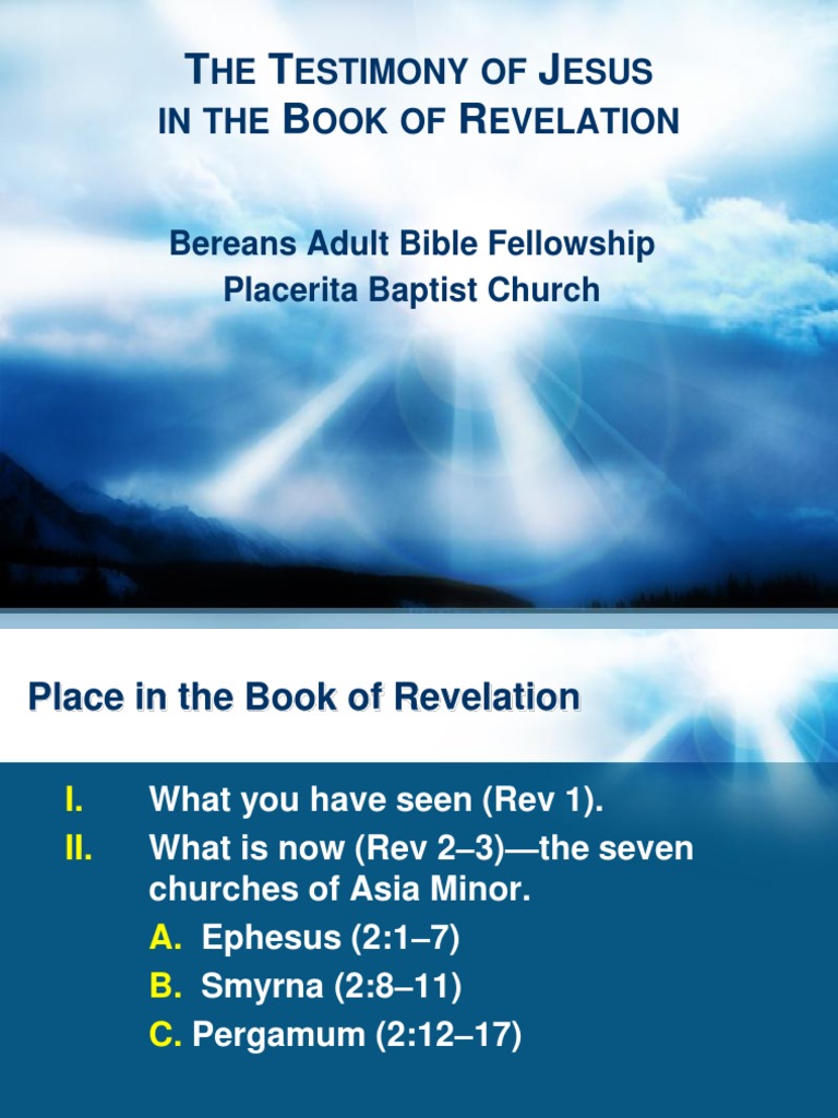 06 Revelation PPT | PDF | Jesus | Book Of Revelation