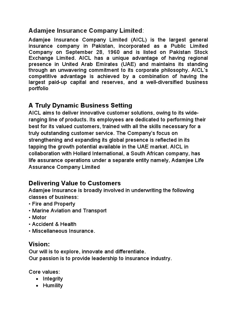 Adamjee | Download Free PDF | Corporate Social Responsibility | Business
