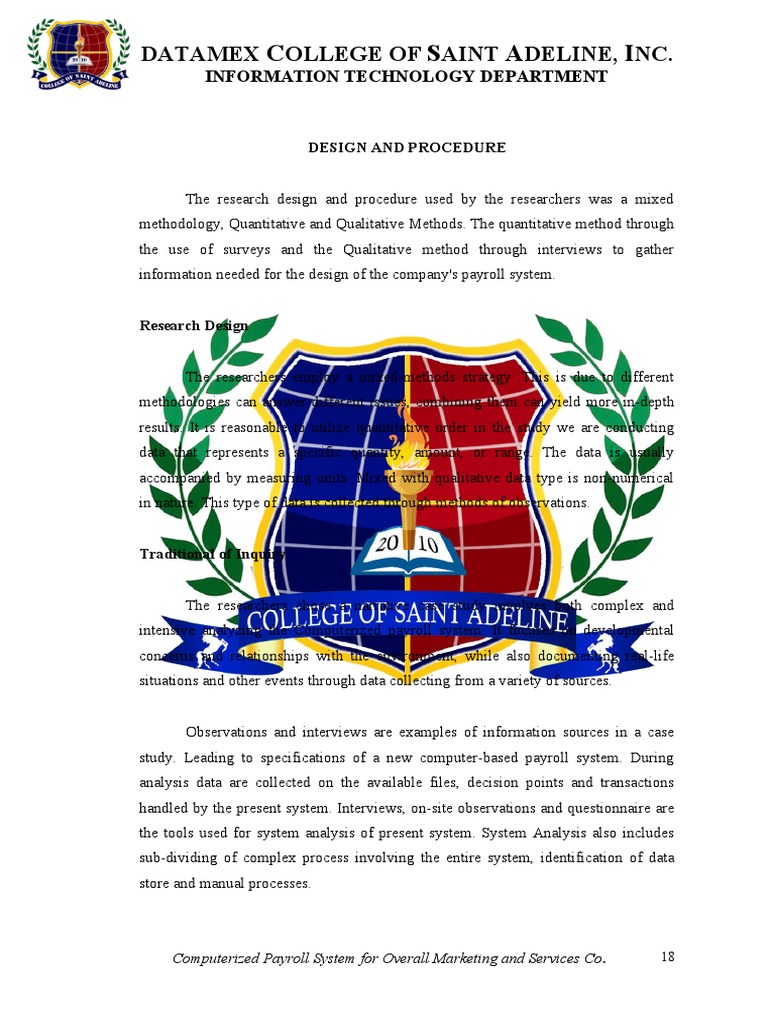 Chapter 3 | PDF | Data | Qualitative Research