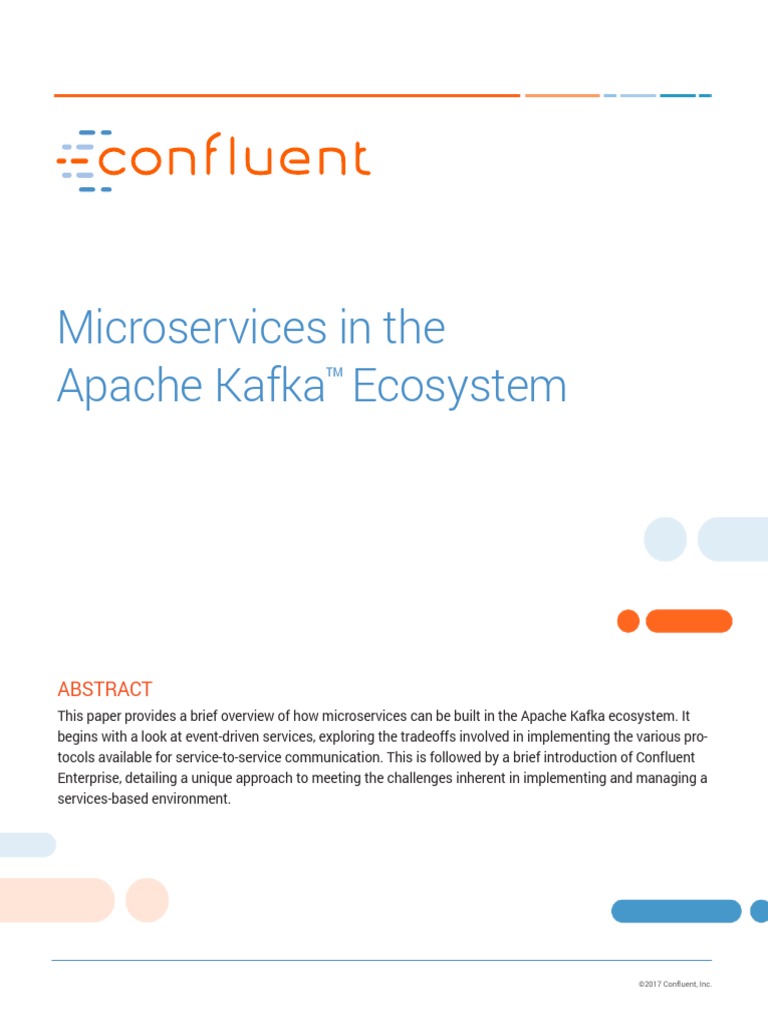 WP Microservices in The Apache Kafka Ecosystem | PDF | Databases | Computer Programming