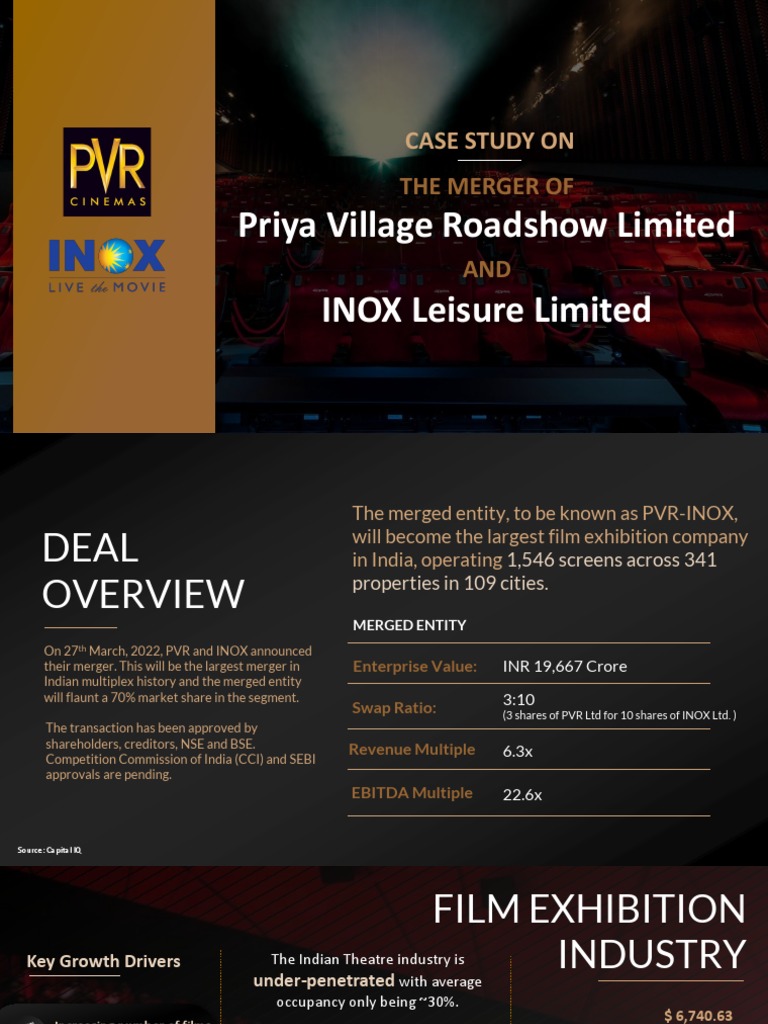 PVR INOX Merger | Download Free PDF | Mergers And Acquisitions | Movie Theater