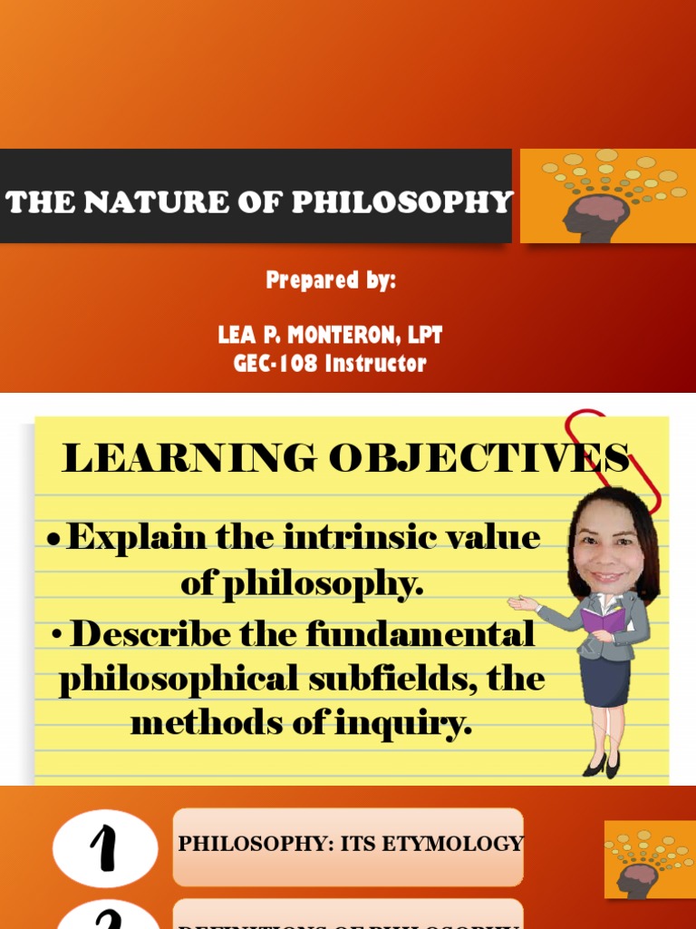 Week 2 The Nature of Philosophy | PDF | Knowledge | Reason