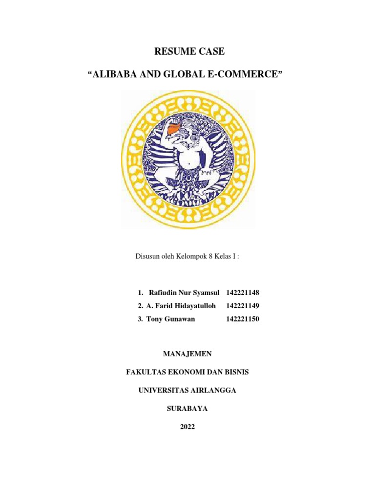 Pengantar Bisnis Resume Case Chapter 3 | PDF