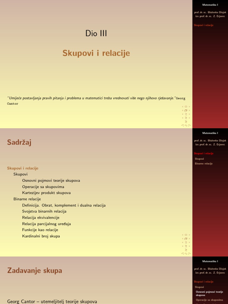 Matematika1 IIIdio | PDF