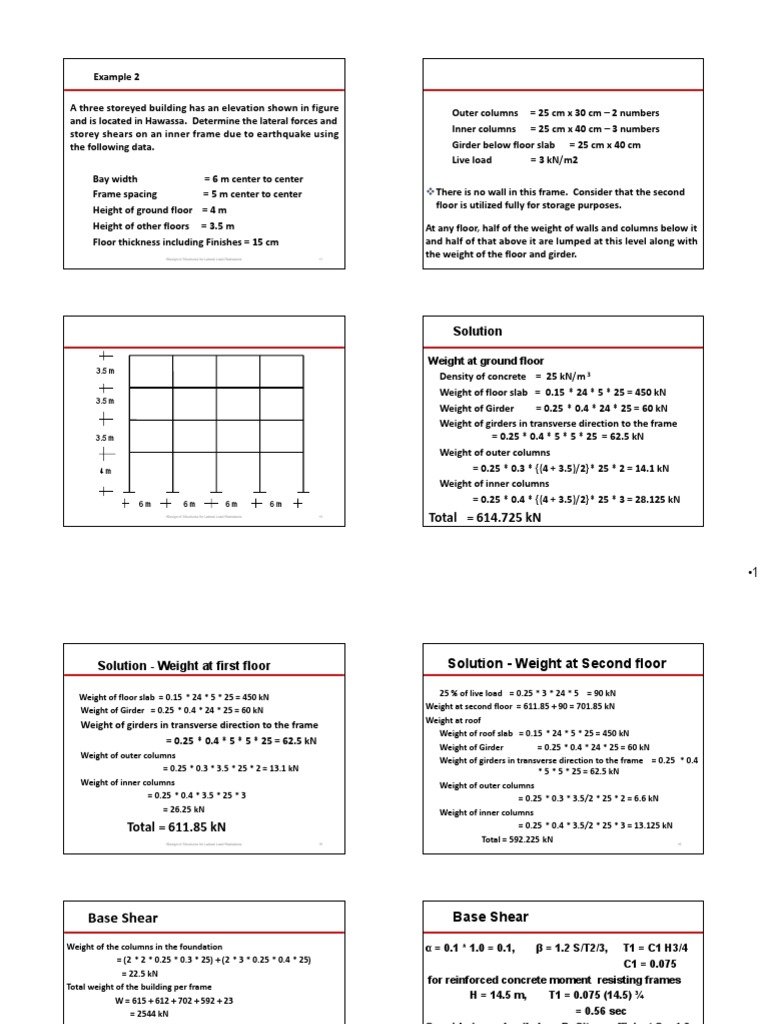 Earth Quake Example | PDF