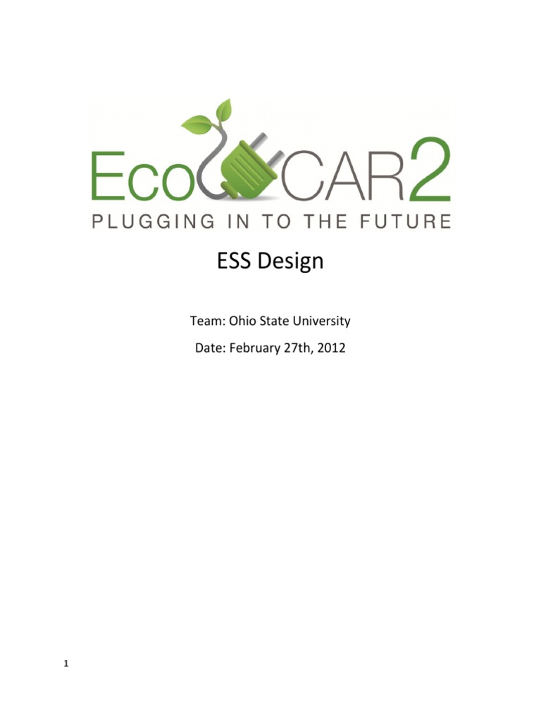 OSU ESS Design | PDF