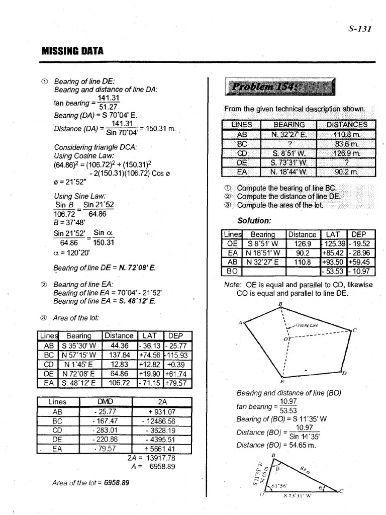 Besavilla-Surveying-Missing Data | PDF | Space | Physical Quantities