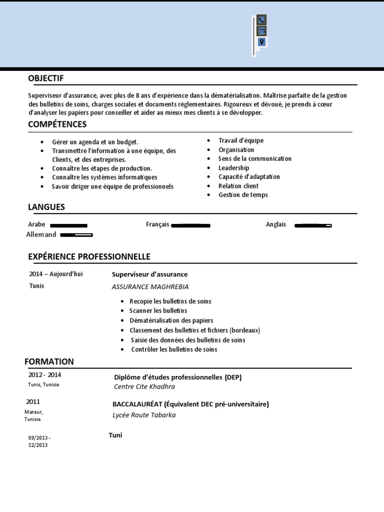 Model de CV Canadien | PDF