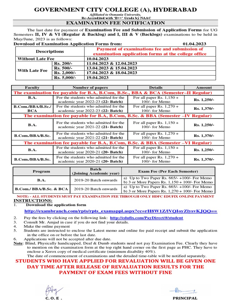 UG II, IV & VI (Regular & Backlog) and I, III & V (Backlogs) May 2023 | PDF