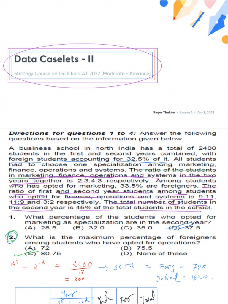 Data Caselets II With Anno | PDF