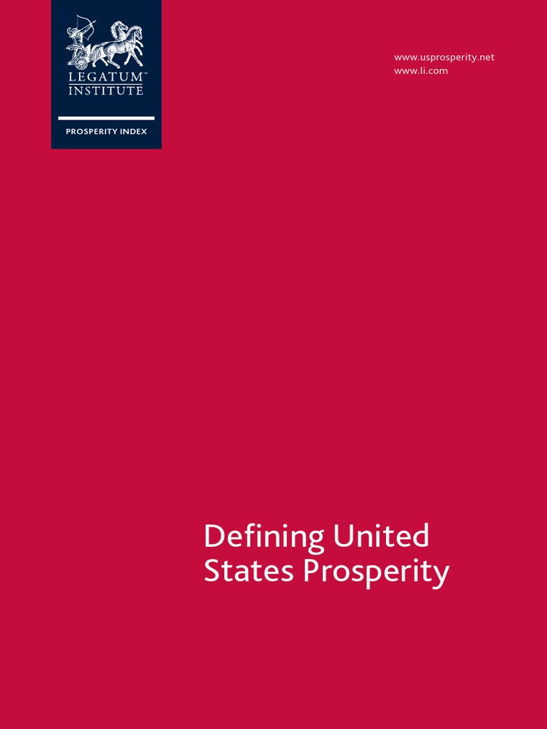USPI 2021 Methodology Part 1 Defining U.S. Prosperity | PDF ...