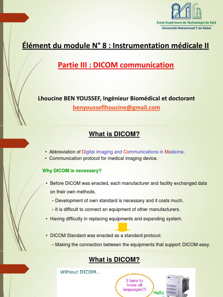 DICOM Communication in Medical Imaging | PDF | Computer Engineering ...