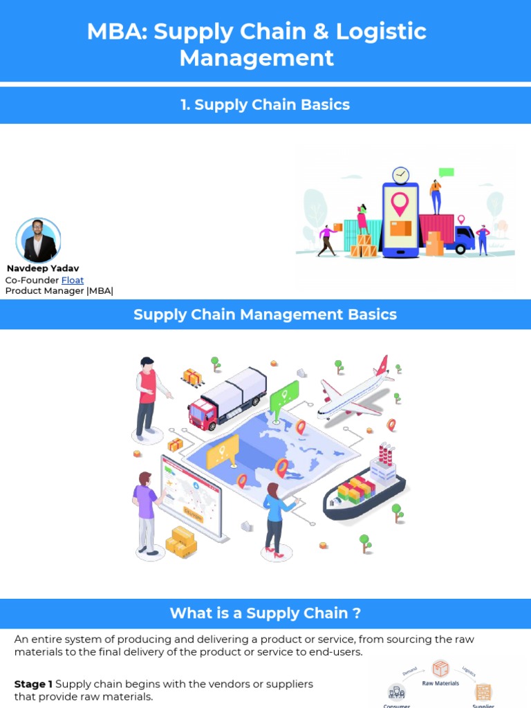 Basics of Supply Chain Management | PDF | Supply Chain | Supply Chain ...