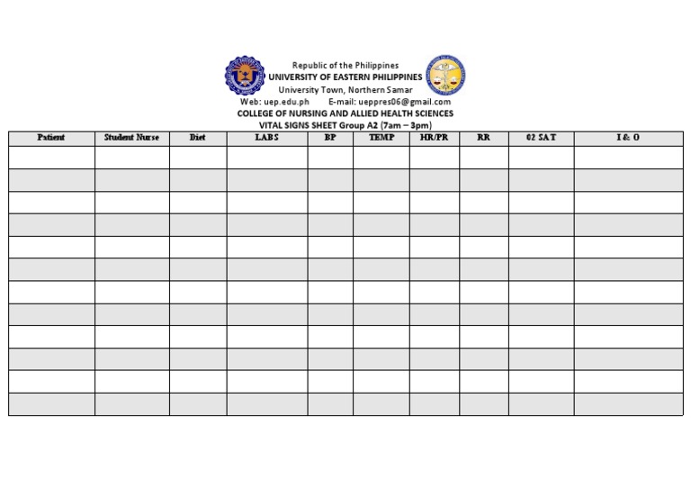 University of Eastern Philippines College of Nursing and Allied Health ...