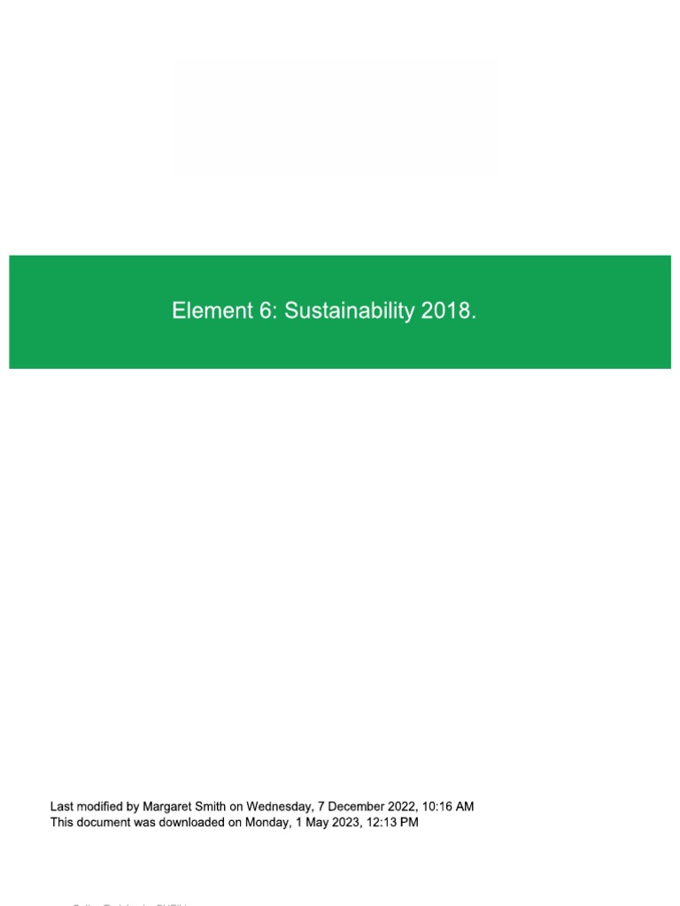 ED1 Module 6-Sustainability | PDF