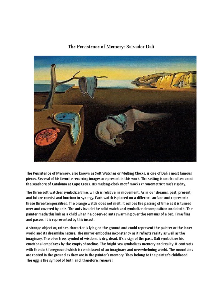 The Persistence of Memory | PDF